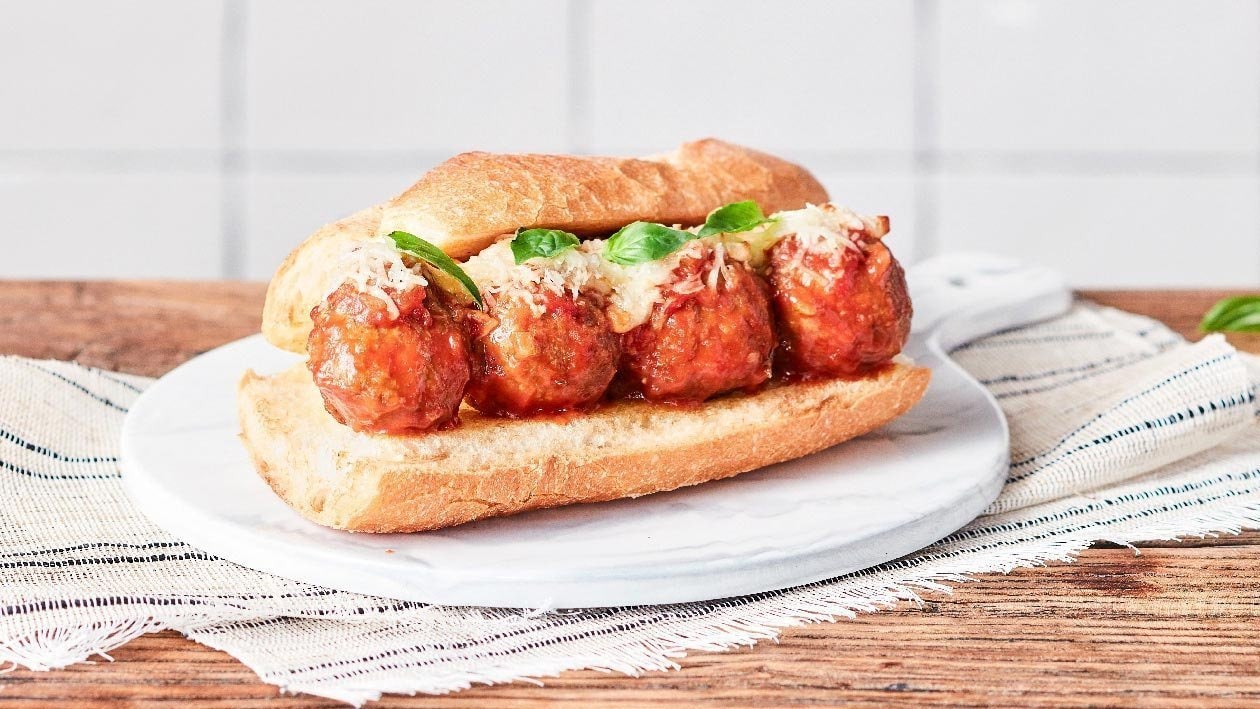 Vegetarian Meatball Sandwich - Recipe